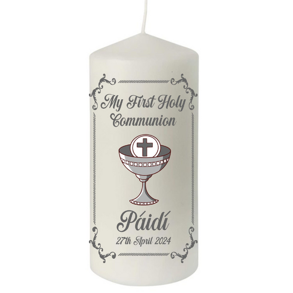 First Holy Communion Candle - Personalised Gift - Personalise It